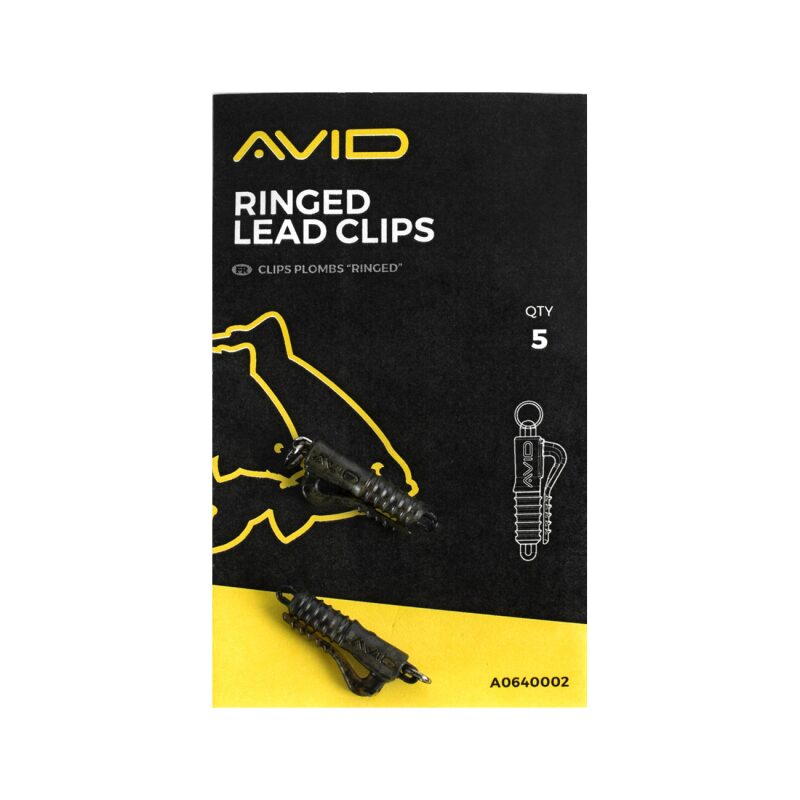 Avid Carp Ringed Lead Clips, 4,39