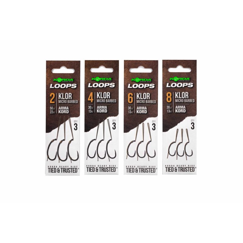 Korda Loop Rigs Kor Size 2 - 50 lb, 5,49